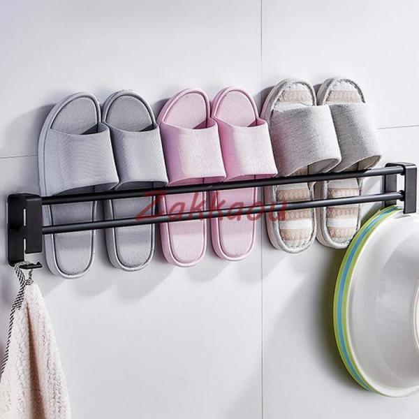 ■品名：スリッパホルダー■素材：超々ジュラルミン■カラー：全2色■サイズ：写真参考人気検索ワード：シューズホルダー スリッパラック スリッパホルダー バスルーム スリッパ収納 省スペース 靴収納 ラック 玄関 壁 ドア スリッパラック スリ...