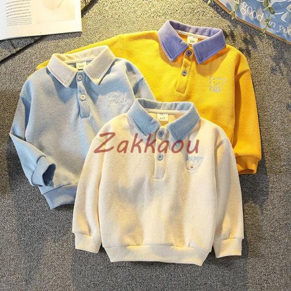 ■ 品名：キッズポロシャツ■ 素材：綿混紡■ タイプ：全3タイプ■ サイズ：90-140人気検索ワード：キッズ　ポロシャツ　子供　poloシャツ　女の子　男の子　Tシャツ キッズ アメカジプリント 長袖 Tシャツ ドライ プリントTシャツ ...