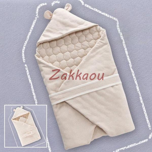 ■ 品名：ベビーおくるみ■ 素材：綿混紡■ カラー : 全2色■ サイズ：90*90cm人気検索ワード：ベビー おくるみ スワドル コットン 赤ちゃん スリーパー 寝ぐずり 対策 新生児 通気性抜群 オールシーズン使える ベビースワドル お...