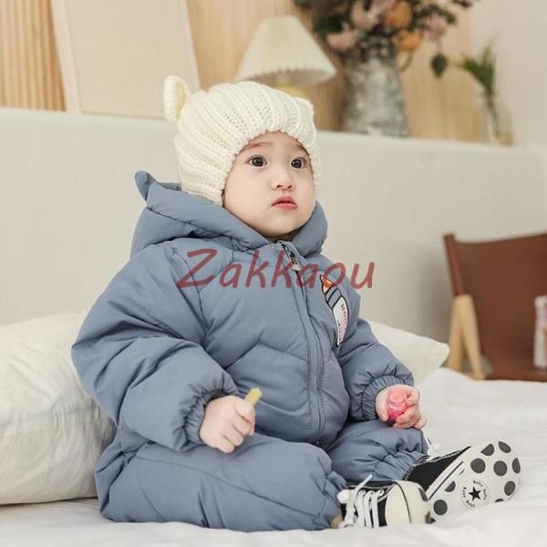 ■ 品名：ベビー用中綿コート■ 表地：ポリエステル■ 充填物：ポリエステル■ 裏地：綿フランネル■ カラー：全7色■ サイズ：80-100■ 産地：中国人気検索ワード：ベビー ロンパース 子どもダウンコート カバーオール ジャンプスーツ フ...