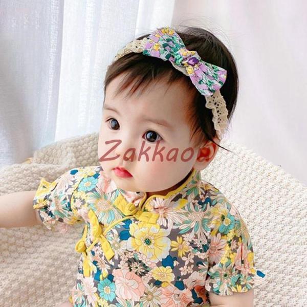 ■ 品名：ベビーヘアバンド■ 素材：ポリエステル ■ カラー：全2色■ 頭周り：33-50cm(適応年齢:0-3歳)■ 産地：中国人気検索ワード：赤ちゃん ヘアバンド ベビー カチューシャ かわいい ベビーヘアバンド 髪飾り 新生児 キッズ...