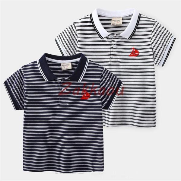 ■ 品名：キッズポロシャツ■ 素材：綿混紡（綿95％）■ カラー：全2色■ サイズ：90〜130人気検索ワード：キッズ　ポロシャツ　子供　poloシャツ　女の子　男の子　Tシャツ キッズ アメカジプリント 半袖 Tシャツ ドライ プリントT...