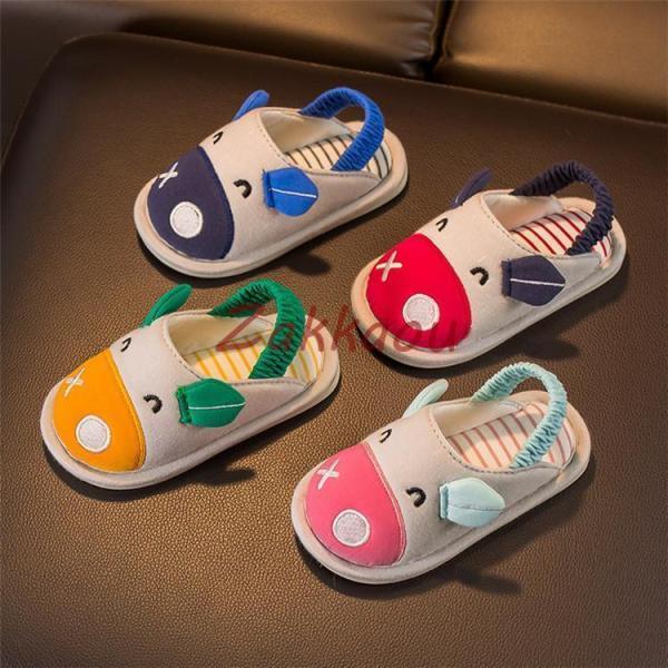 ■ 品名：キッズ用スリッパ■ 素材：アッパー：綿混紡   ソール：TPR■ カラー：全4色■ サイズ：130〜170人気検索ワード：スリッパ キッズ 男女兼用 バス 浴室用 風呂場 自宅用 ベランダ 軽い 履きやすい サンダル サマー 夏 ...
