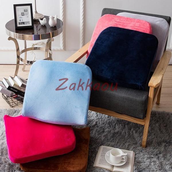 ■ 品名：座布団■ 素材：ポリエステル■ カラー：全6色■ サイズ：42x40x6.5cm■ 充填物 ：メモリーフォーム人気検索ワード：腰痛 クッション 骨盤クッション 姿勢矯正 骨盤矯正 座布団 クッション 低反発 骨盤 腰痛 オフィス ...