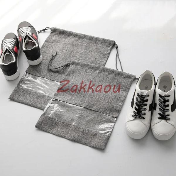 ■ 品名：シューズ収納袋■ 素材：リンネル+EVA■ カラー：全3色■ サイズ：MEDIUM/BIG人気検索ワード：シューズケース シューズバッグ シューズ収納袋　トラベル ポーチ 収納 靴入れ アウトドア 海水浴 プール 旅行 スポーツ ...