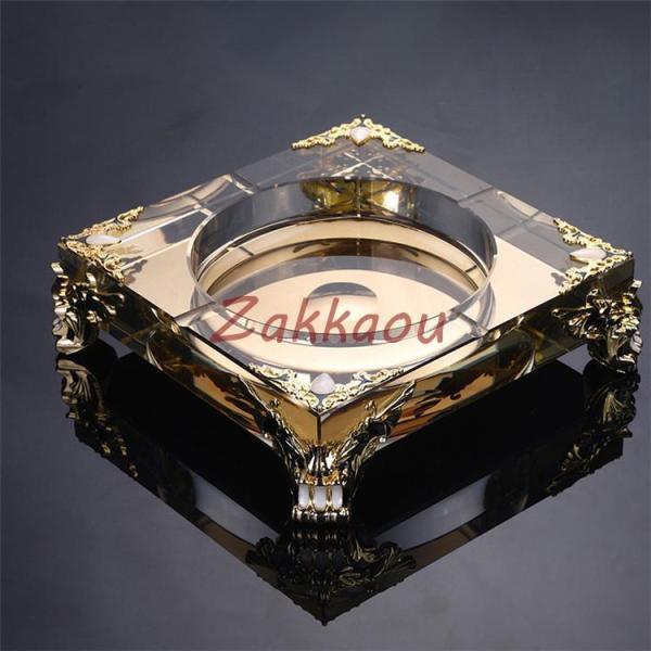 ■ 品名：灰皿■ 素材：合金+ガラス■ カラー：全2色■ サイズ：20*20cm■ 重さ(約)：3000g人気検索ワード：灰皿 おしゃれ 卓上灰皿 業務用 父の日 母の日 ギフト 喫煙 男性へ メンズ プレゼント 贈り物 おしゃれ タバコ ...