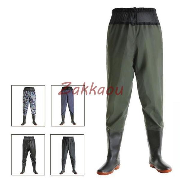 ■ 品名：防水透湿ウェーダー■ 素材：本体/PVC ブーツ部/PVC■ シーン：渓流釣り、防災、清掃、農作業、漁業水産■ カラー：全5色■ サイズ：38-47■ 季節：春、夏、秋、冬