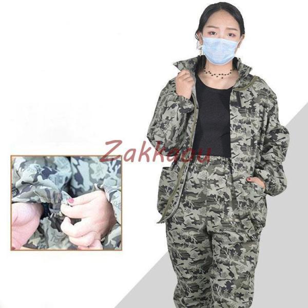 ■ 品名：蜂防護服■ 素材：ポリエステル ■ スタイル：通勤■ カラー：迷彩■ サイズ：L-2XL人気検索ワード：養蜂 防護服 作業服 作業着 上下 防護服 作業服 養蜂 虫よけ 防虫　鉄壁ガード 害虫駆除 蜂 駆除 ぶよ 蚊 対策 虫よけ...