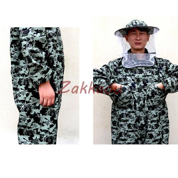 ■ 品名：蜂防護服■ 素材：ポリエステル■ スタイル：通勤■ カラー：迷彩■ サイズ：L-2XL人気検索ワード：養蜂 防護服 作業服 作業着 上下 防護服 作業服 養蜂 虫よけ 防虫　鉄壁ガード 害虫駆除 蜂 駆除 ぶよ 蚊 対策 虫よけ ...