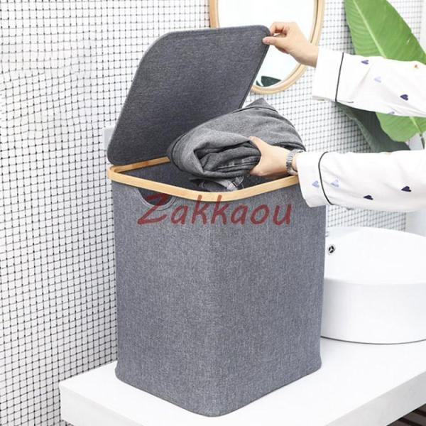 ■ 品名：洗濯物収納■ 素材：綿麻+バンブー■ カラー：A■ サイズ：45*40*33cm人気検索ワード：ランドリーバスケット スリム 折りたたみ 洗濯カゴ おしゃれ 大容量 洗濯かご 折り畳み ランドリーラック ランドリー収納 洗濯カゴ ...