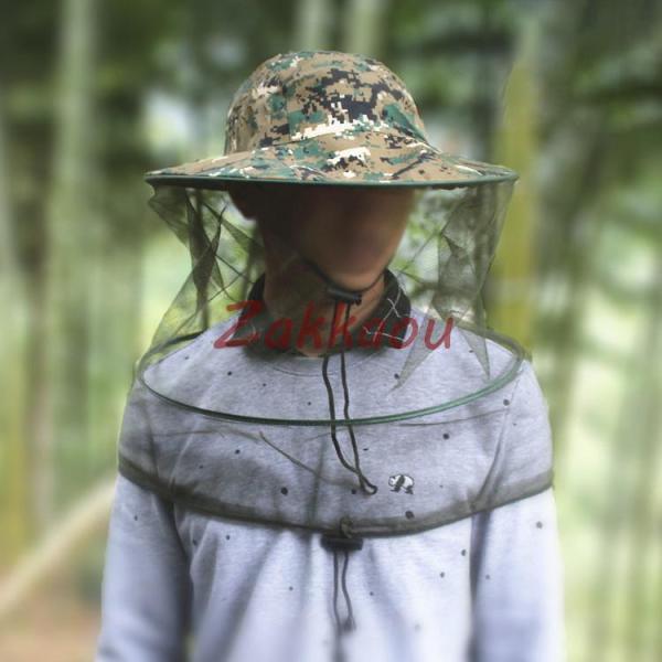 ■ 品名：防蜂帽子■ 素材：ポリエステル/チュール■ カラー：全2色■ サイズ：写真参考■ 産地：中国人気検索ワード：養蜂 防護 防蜂　帽子　野外活動　キャップ　ハイキング　虫よけ　蜂防止　お釣り　防蚊ネット　防蜂ネット　害虫駆除 農作業 ...