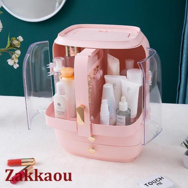 商品詳細：カラー：/A01/A02/A03サイズ：/フリーサイズ【商品説明】丈夫な材質を採用し耐久性も兼ね備えた化粧品収納ケースです整理しやすくて、忙しい朝もメイク用品を探す事無く スムーズに使用する事ができます。コスメやメイク道具といった...