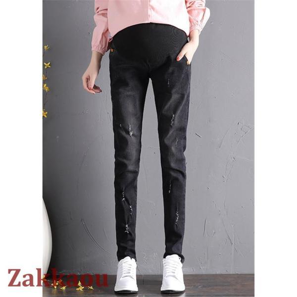 商品詳細：カラー：/ブラック/ブルーサイズ：/L/XL/2XL/3XL/4XL/5XL【商品説明】マタニティデニムパンツです。☆ウエストはゴムで調節できるのでお腹を締め付けない着用感を叶えてくれます。産前産後長く使えます♪スリムでスタイルア...