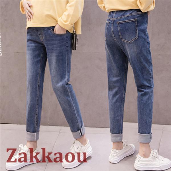 商品詳細：カラー：/ブラック/ブルーサイズ：/M/L/XL/2XL【商品説明】マタニティデニムパンツです。☆ウエストはゴムで調節できるのでお腹を締め付けない着用感を叶えてくれます。産前産後長く使えます♪スリムでスタイルアップにもなり妊娠中で...