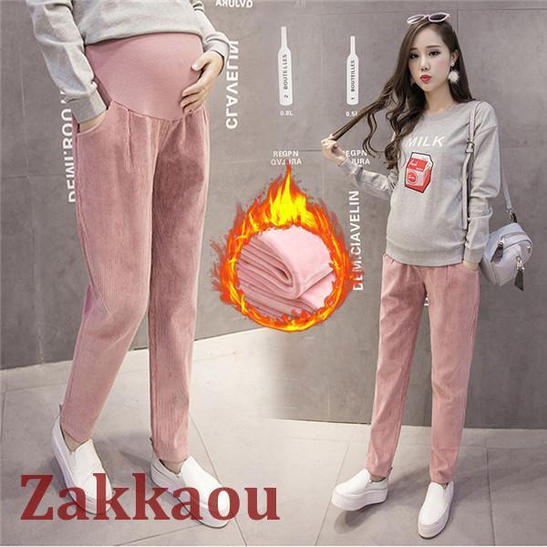 商品詳細：カラー：/ピンク/ブラック/グレーサイズ：/M/L/XL/2XL/3XL【商品説明】裏起毛のマタニティファッションがお勧め☆産前も産後も履けるマタニティパンツ☆お腹を締め付けない着用感を叶えてくれる☆【素材】コールテン、その他【ご...