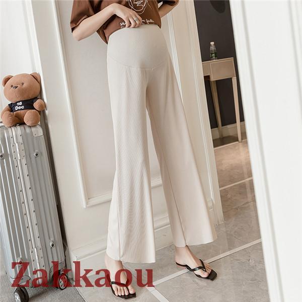 商品詳細：カラー：/ベージュ/ブルー/ブラックサイズ：/M/L/XL/2XL【商品説明】暑い時期でもサラッとした着用感の薄手生地細リブマタニティパンツ。ゆったりとしたシルエットがな印象を与え、キレイめカジュアルコーデを楽しむことができます。...