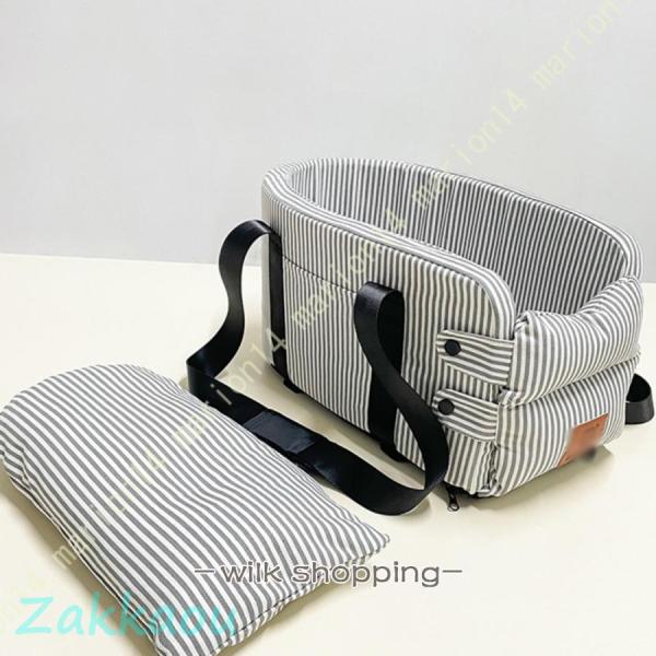 ドライブにも一緒にお出かけ！バッグ・ベッドの2WAY仕様です。車から移動の際は、持ち手をもって一緒に移動。疲れた時は簡易ベッドにも早変わり。■適用対象：小型犬、猫、小動物。■対応車種：全車種。セット内容：犬用ベッド*1。■兼用式ペットベッド...