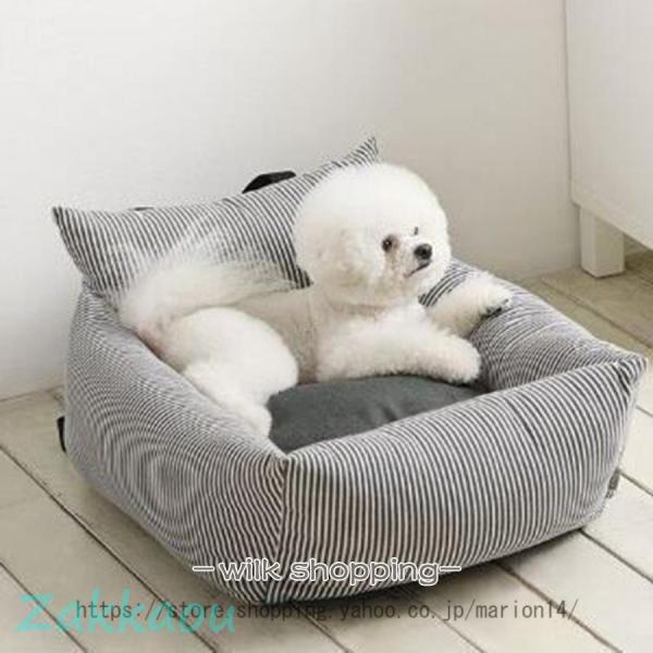 車用 ペット用 ドライブボックス アームレスト 中小型犬用 2WAY ドライブベッド 折りたたみ 通年 ペット ドライブシート ベッド クッション マット ペットベット ペットソファ 犬ベット 猫ベット ドライブ用品 犬 猫 カー用品 おで...