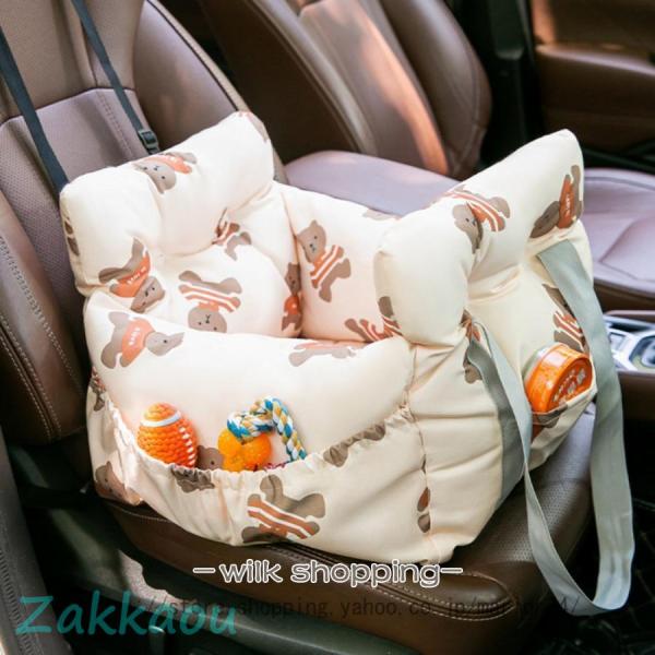 大切なペットちゃんとのお出かけを快適に楽しめましょう！◎サイズも丁度良くて、座り心地も良くて、車の移動があまり好きでない愛犬でも、気楽に乗って、心地よく座ります。◎ペットの安全座席は良好な保温性の機能を持っていて、ペットベッドとしても使えま...