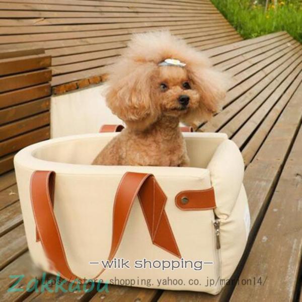 ☆【サイズ】S：44*24*22cm（推奨体長33cm以下）、M：52*27*25cm（推奨体長40cm以下）☆【機能】車酔い防止、飛び出し防止 、汚れ防止、破れ防止、落す防止 、邪魔防止 ☆【全車種対応】適用対象：小型犬、猫。対応車種：全...