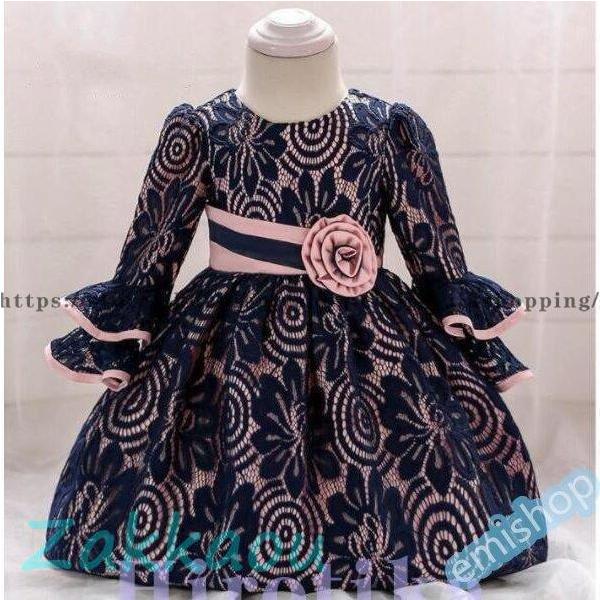 セレモニードレス ベビー服 赤ちゃん 新生児 出産祝い お宮参り 七五三 結婚式 ピアノ発表会 ベビードレス 70 80 90    新品 2018 ベビードレス 女の子 結婚式 子供服 七五三 赤ちゃん ワンピース フォーマル 子ども ド...