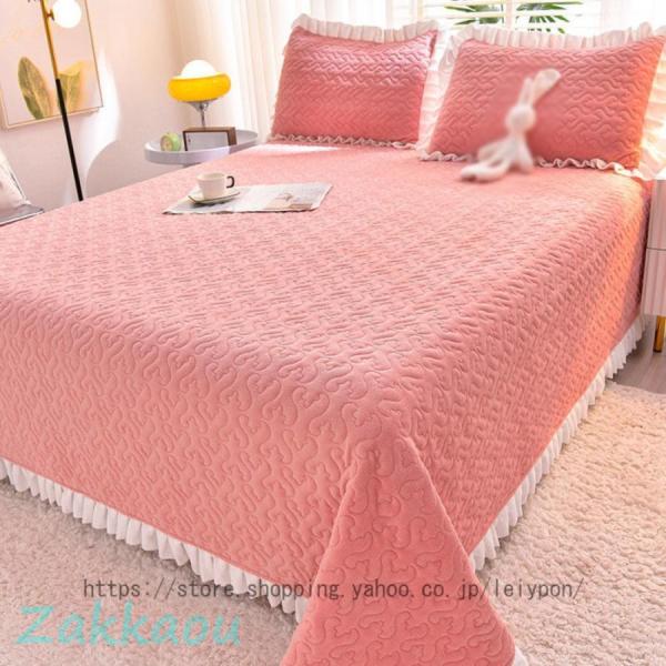 ＜商品情報＞【素材】マイクロファイバー【サイズ】◆ベッドカバー単品：200x230cm、230x250cm、150x230cm◆Set01=150x230cmベッドカバー1枚+48*74cm枕カバー2枚◆Set02=200x230cmベッド...