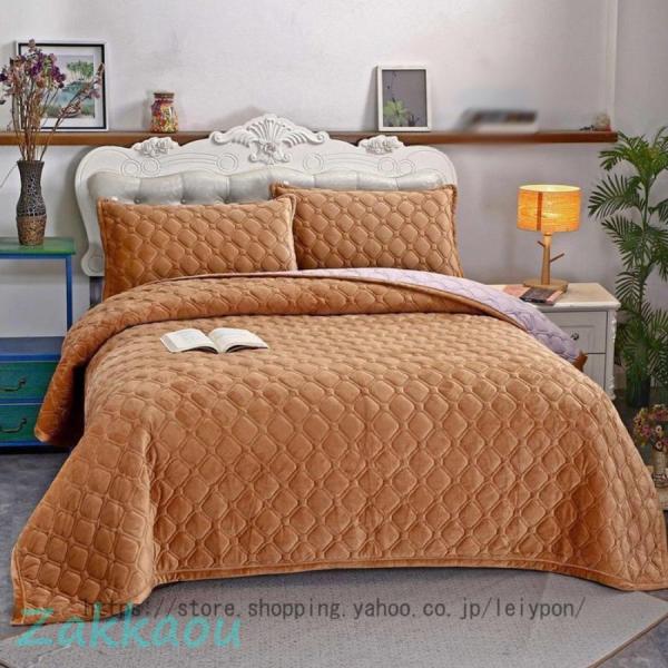 ＜商品情報＞【素材】マイクロファイバー【サイズ】ベッドカバー単品：270x230cmx１、250x230cmx１、230x230cmx１、200x230cmx１、180x220cmx１、150x200cmx１ベッドカバーセット：150x20...