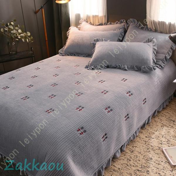 ＜商品情報＞【素材】マイクロファイバー【サイズ】220*240cm*1、200*230cm*1（ベッドカバー1枚）220*240cm*3、200*230cm*3（ベッドカバー1枚＋枕カバー2枚）※サイズは1-3cm誤差があります、予めご了承...