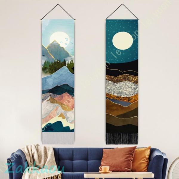 【商品仕様】★材質：ポリエステル★パッケージ内容：1 x タペストリー★寸法（CM）：32*135 【商品説明】★プレミアム品質：タペストリーは、肌に優しく、耐久性のあるソフトポリエステル繊維で作られています。洗濯でき、きれいになり易い材料...