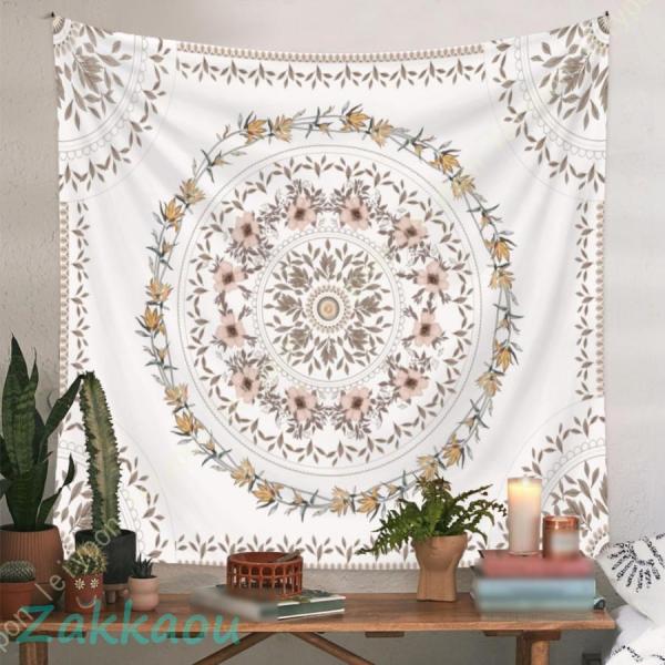 ■フックとタペストリーがセットになっているので、すぐに設置することができます。 ★【壁に飾るだけ】：お部屋の雰囲気がガラっと変わる！タペストリーは、お部屋を一切傷つけずに、汚さずに、しかも、簡単にリフォーム、アレンジできるアイテムです！★【...