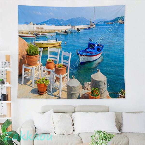 ■フックとタペストリーがセットになっているので、すぐに設置することができます。 ★【壁に飾るだけ】：お部屋の雰囲気がガラっと変わる！タペストリーは、お部屋を一切傷つけずに、汚さずに、しかも、簡単にリフォーム、アレンジできるアイテムです！★【...