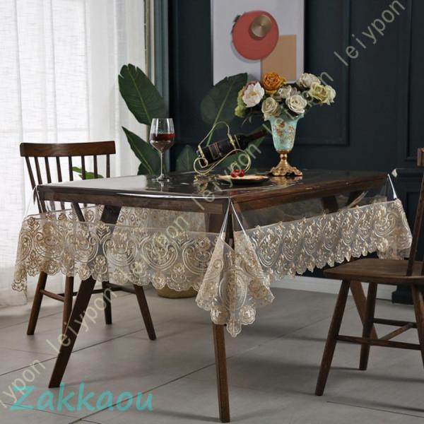 透明 テーブルクロス PVC テーブルマット テーブルカバー1、PVC素材をアップグレードする、透明性が高く、無味、収縮しません。2、透明 デスクマット 防水、防油、傷止め、防汚、高温耐性、清掃が簡単でテーブルの磨耗を防ぎます。3、透明なP...