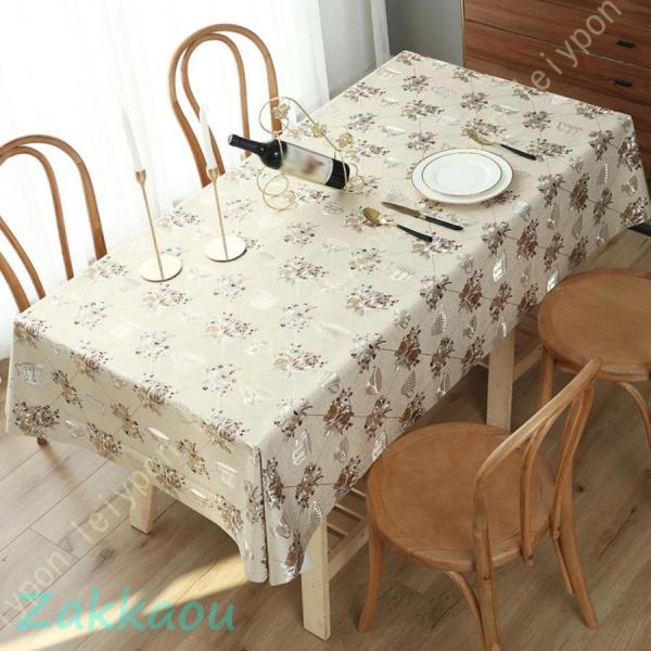 テーブルクロス ビニール 撥水 おしゃれ PVC製 テーブルカバー 防水 防油 汚れ防止 耐久 耐熱 ずれにくい 長さ調節可 厚手 ◇おしゃれA=円形(テーブルクロス)このテーブルクロスはテーブルの汚れや傷防止だけではなく、敷くだけで食卓を...