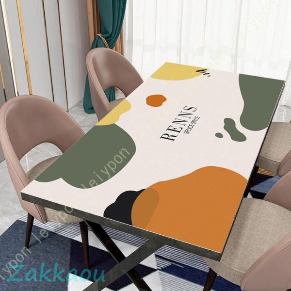 テーブルクロス ビニール 北欧 おしゃれ PU製 撥水加工 テーブルマット ビニールマット テーブルカバー 防水 汚れ防止 滑り止め 耐久 耐熱 清潔容易1、材質/生地PU製 。天然の抗菌防臭性を持つ、細菌類が繁殖しにくく、いつでも清潔に保...