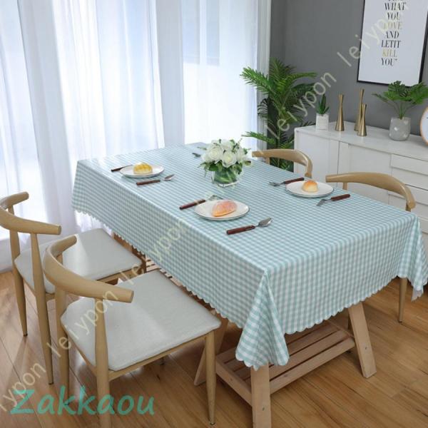 テーブルクロス 北欧 テーブルカバー PVC製 長方形テーブル クロス 撥水 防水 防油 おしゃれ 食卓カバー水色地-蝶柄 ビニール正方形 布 汚れ防止 耐熱 テーブルマット テーブルランナー スタイル テーブルクロス長方形  長方形 耐久...