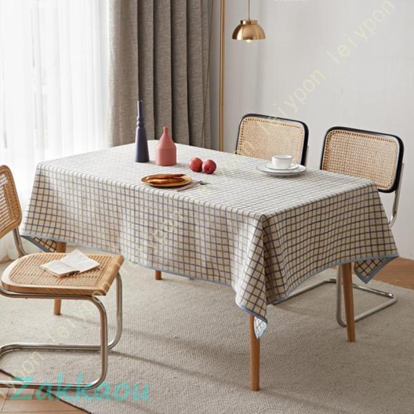 ◎仕様：素材：綿麻長方形テーブルに適したサイズ:60*60cm 85*85cm 60*120cm 100*140cm 110*170cm 140*180cm 140*200cm 140*220cm 140*240cm ◎垂れるサイズのお勧め...