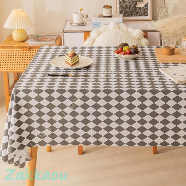 テーブルクロス 北欧 テーブルカバー PVC製 長方形テーブル クロス 撥水 防水 防油 おしゃれ 食卓カバー オリーブ柄  淡いグレー リーフ柄 長方形 厚手 耐熱 家庭用 ホテル 花の月 テーブルクロス   撥水 TPUラミネート加工 ...