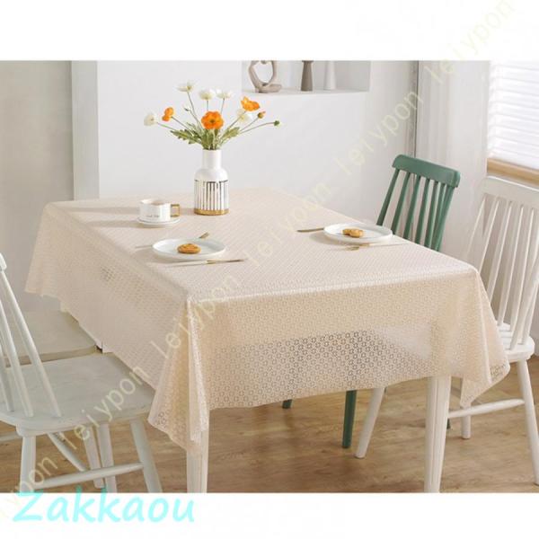 テーブルクロス 北欧 テーブルカバー PVC製 長方形テーブル クロス 撥水 防水 防油 おしゃれ 食卓カバー オリーブ柄  淡いグレー リーフ柄 長方形 厚手 耐熱 家庭用 ホテル 花の月 テーブルクロス   撥水 TPUラミネート加工 ...