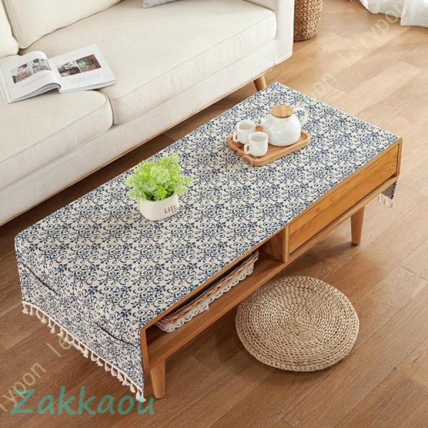 テーブルクロス おしゃれ 撥水 北欧 和柄 長方形 汚れ防止 田園風 コットリネンテーブルクロス テーブルカバー 食卓テーブルクロス　テーブルクロス 北欧 正方形 コットン ンリネン タッセル付き テーブルカバー 綿 おしゃれ 食卓テーブル...