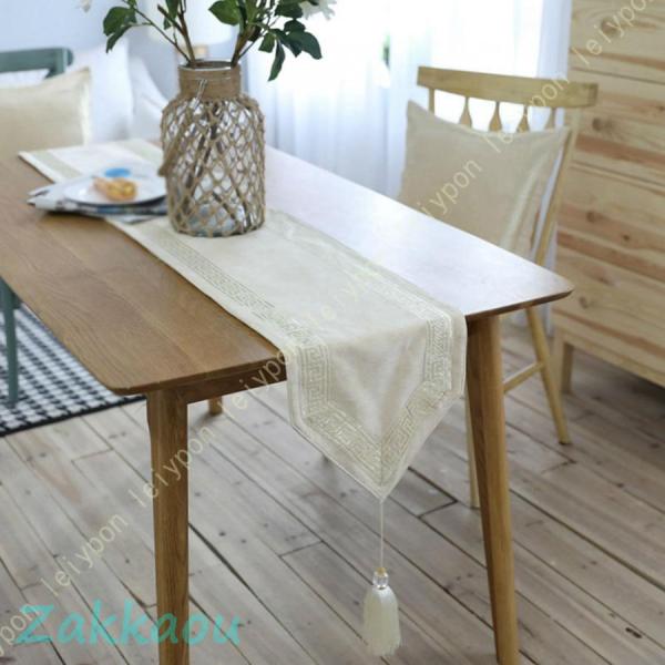 ★テーブルクロス ホテル レストランをインテリアの一つとして、シンプルで明るいお部屋を彩ります。 の天板・卓上にも最適！簡単に洗浄。★どんな空間にも馴染む柄、テーブルを華やかに演出してくれるテーブルカバー。家テーブル用だけではなく、パーティ...