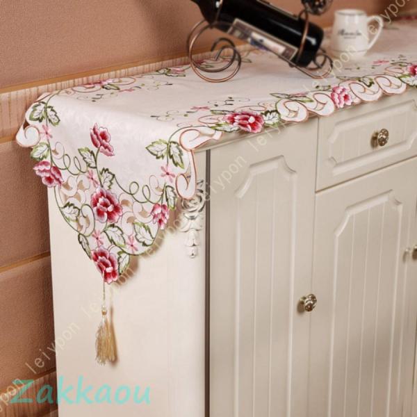 ★テーブルクロス ホテル レストランをインテリアの一つとして、シンプルで明るいお部屋を彩ります。 の天板・卓上にも最適！簡単に洗浄。★どんな空間にも馴染む柄、テーブルを華やかに演出してくれるテーブルカバー。家テーブル用だけではなく、パーティ...