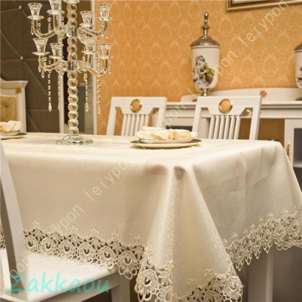 ★テーブルクロス ホテル レストランをインテリアの一つとして、シンプルで明るいお部屋を彩ります。 の天板・卓上にも最適！簡単に洗浄。★どんな空間にも馴染む柄、テーブルを華やかに演出してくれるテーブルカバー。家テーブル用だけではなく、パーティ...