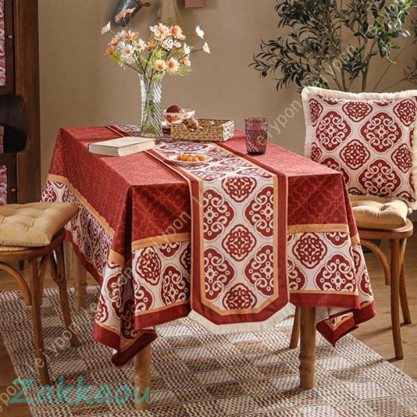 ★テーブルクロス ホテル レストランをインテリアの一つとして、シンプルで明るいお部屋を彩ります。 の天板・卓上にも最適！簡単に洗浄。★どんな空間にも馴染む柄、テーブルを華やかに演出してくれるテーブルカバー。家テーブル用だけではなく、パーティ...