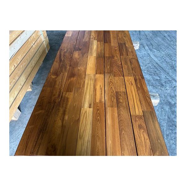 激安 チークTEAK  UVオイル塗装 無垢フローリング床材DIYリフォーム