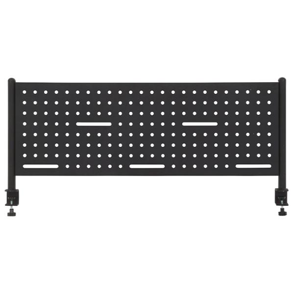 壁掛け収納ができる！デスクパネル。▼ 本体サイズ(約)[全体]幅80.5×奥行6.5×高さ36.5cm▼ 重量(約)3kg▼ 素材・材質□構造部材：金属(鋼)▼ カラーブラック、ホワイト▼ 容量(約)1kg▼ 特徴・機能・ダボ穴：直径0.9...