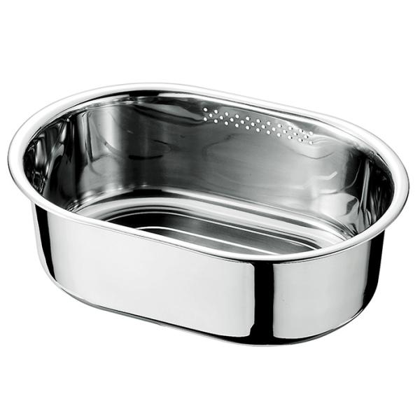 STAINLESS STEEL PRODUCTS｜扱いが楽で傷つきにくい丈夫な材質のステンレス製品。スッキリとしたフォルムで使いやすい洗いおけ。▼ サイズ(約)23.2×34×11.5cm▼ 重量(約)570g▼ 素材・材質[本体]ステンレ...