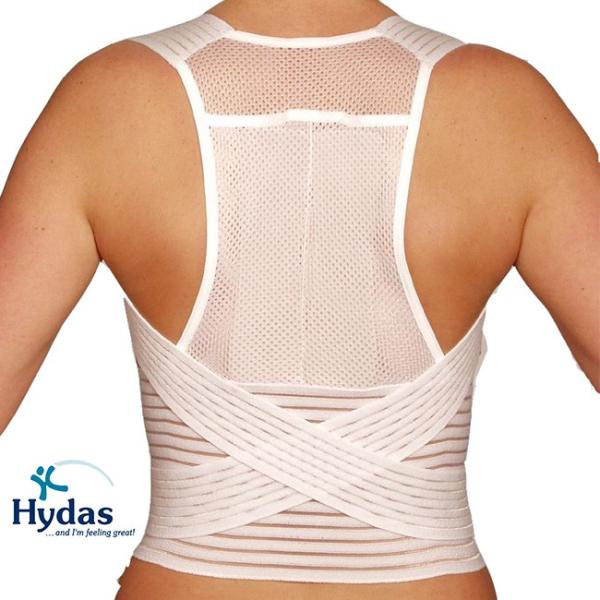 Hydas ハイダス 背中サポートベルト猫背矯正ベルト 姿勢 猫背 矯正 インナー 男性 女性 レディース メンズ 男女兼用 猫背対策グッズNASA向け開発素材を使用した、猫背対策ベルト。背部を優しく快適にサポート。アウトラスト素材はNAS...