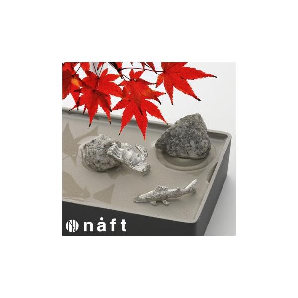 naft 水盤 雫影(しずか) アクセサリーセット水を浄化する錫と天然石のアクセサリーのセット 蛙と亀・鮎と蟹から選べ植物が長持ちする生け花の小物水盤「雫影（しずか）シリーズ」を、より一層楽しむための、小石や生き物の置物です。錫製のアクセサ...