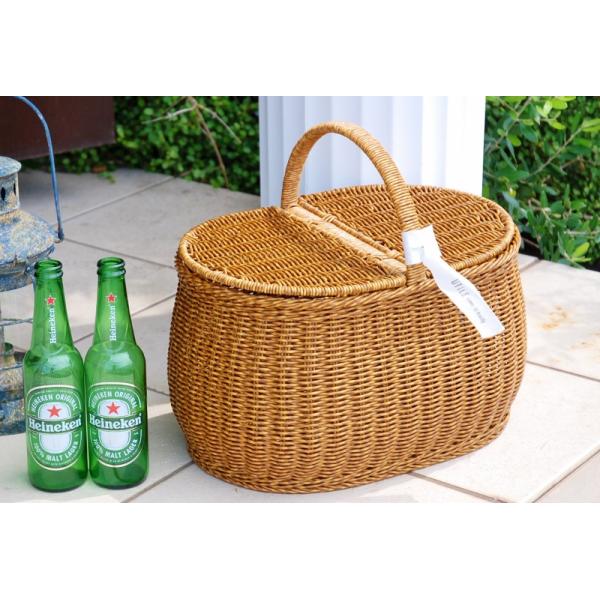 即日発送☆今だけ送料無料（沖縄県別途要相談）※北海道・九州地方への発送は送料高額にて1点での発送の場合220円のご負担お願いします他商品(送料無料)も購入の場合不要。予めご了承願います天然素材のようなナチュラル雰囲気バスケットフェイクラタン...