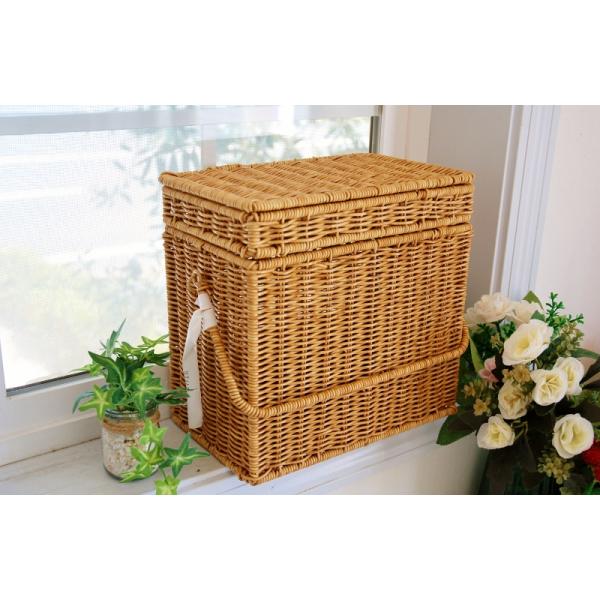 ☆今だけ送料無料（沖縄県別途要相談）※北海道・九州地方への発送は送料高額にて1点での発送の場合220円のご負担お願いします他商品(送料無料)も購入の場合不要。予めご了承願います素材 フェイクラタン  ワイヤーサイズ（慨寸）幅26.5cm 奥...